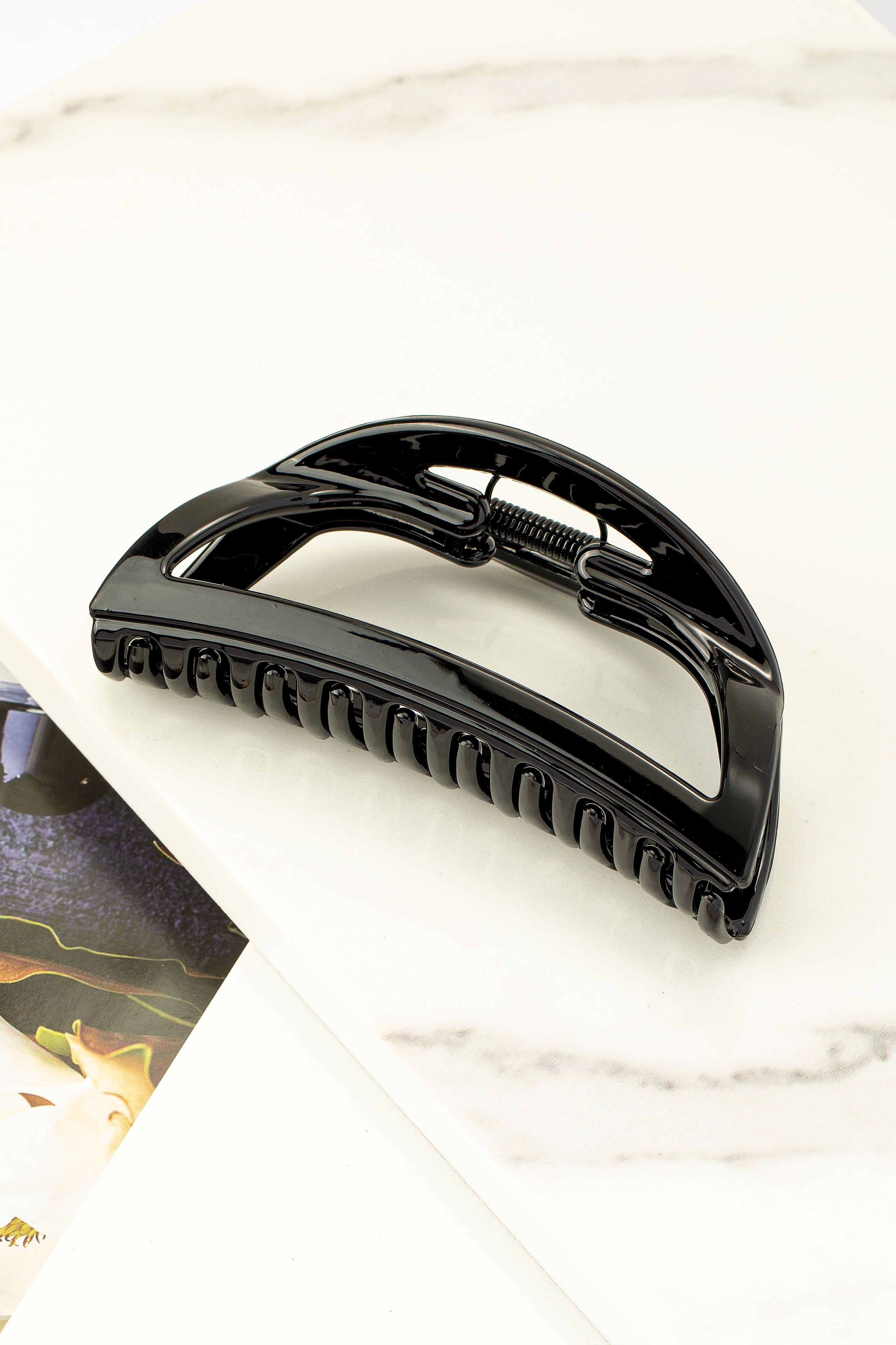 Large Cutout Moon Shape Hair Claw – Libby Story