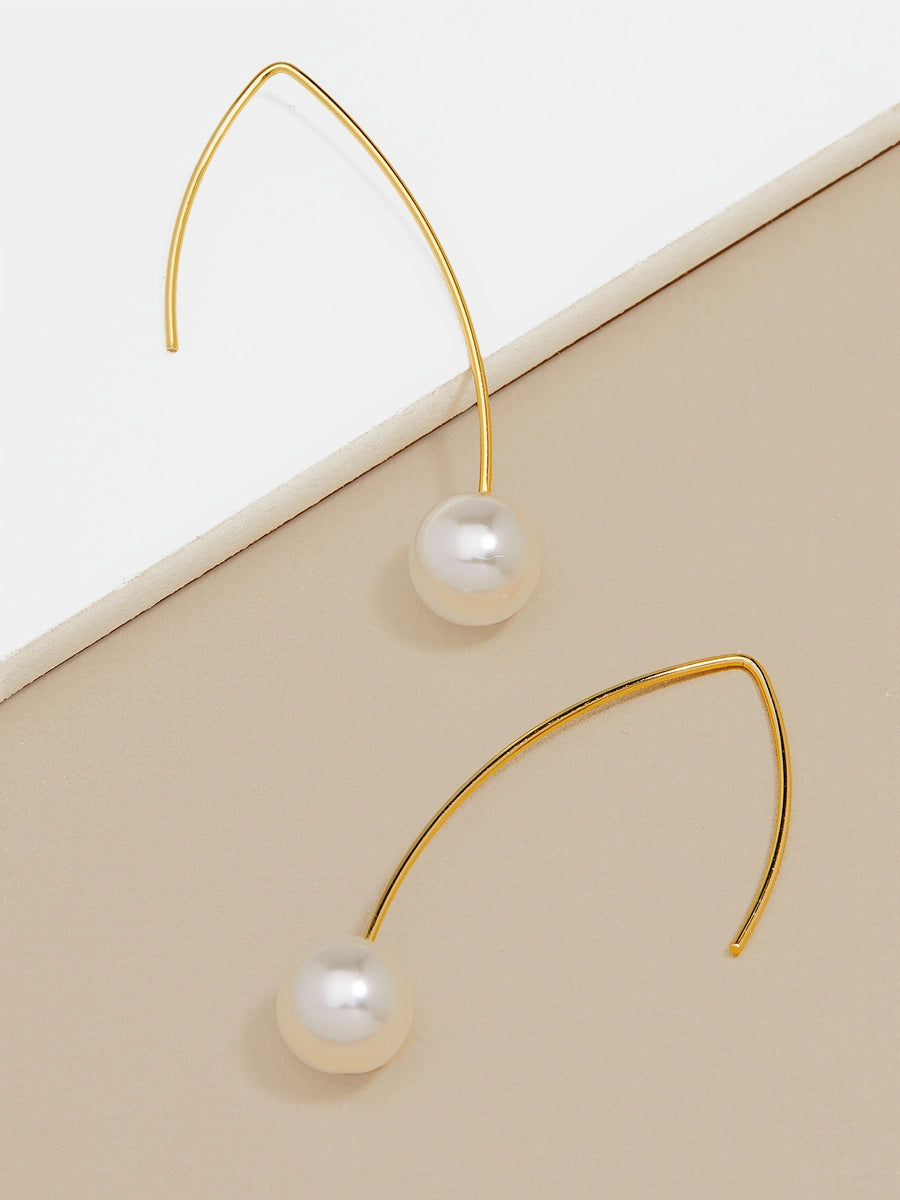 Zenzii Pearl Pull Through Earring – Libby Story