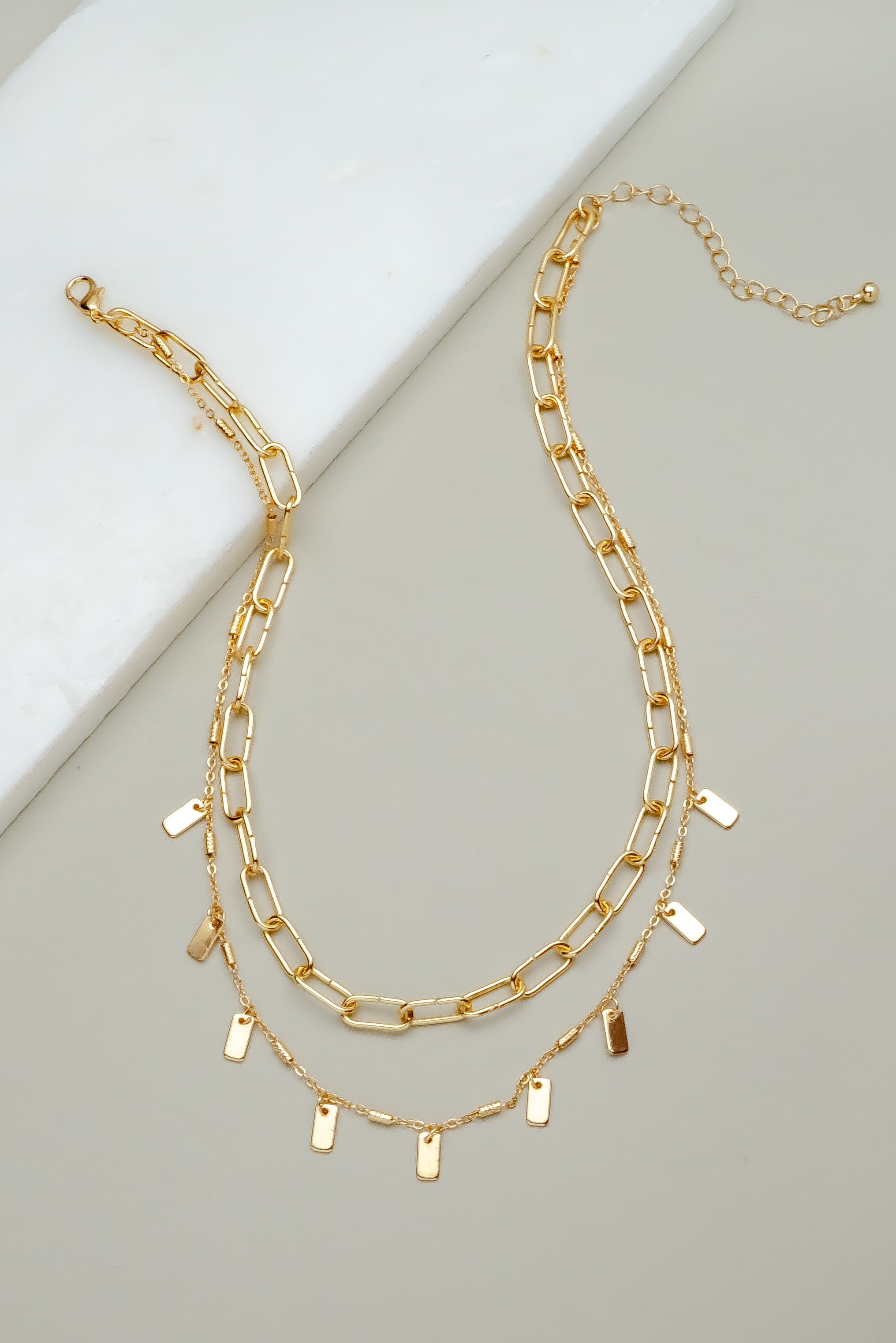 Rhodes Layered Chain Necklace – Libby Story