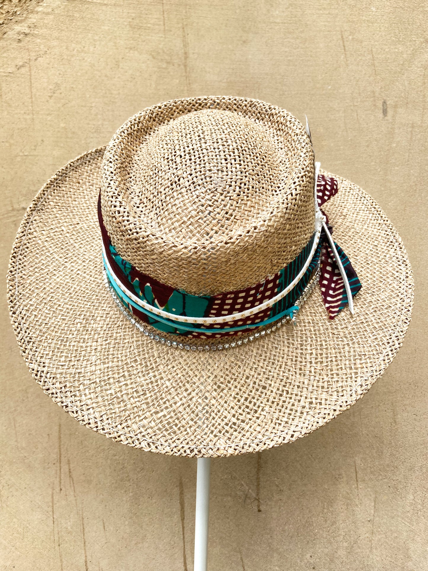 LS Upcycled Tapestry Straw Hat – Libby Story