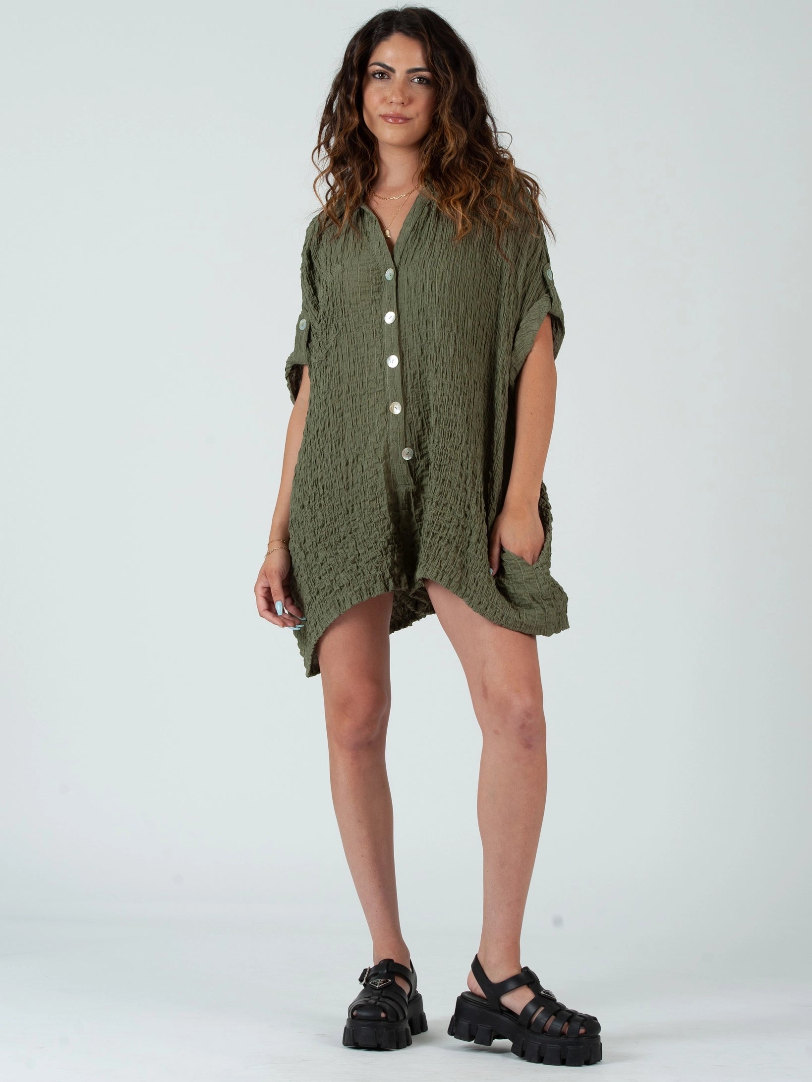 Lucca Liv Textured Boho Romper – Libby Story