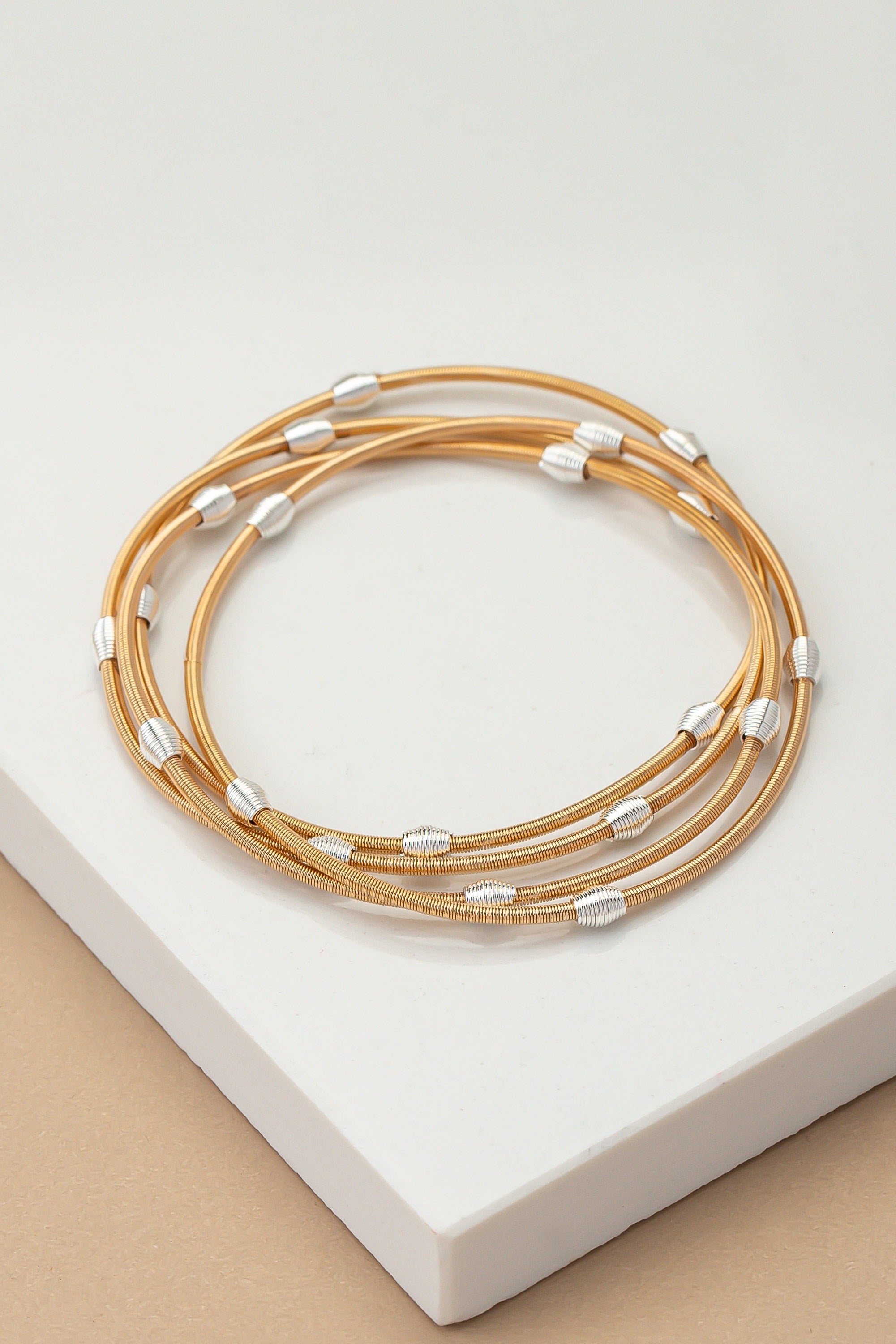 Guitar String Wire Bead Bracelet Set – Libby Story