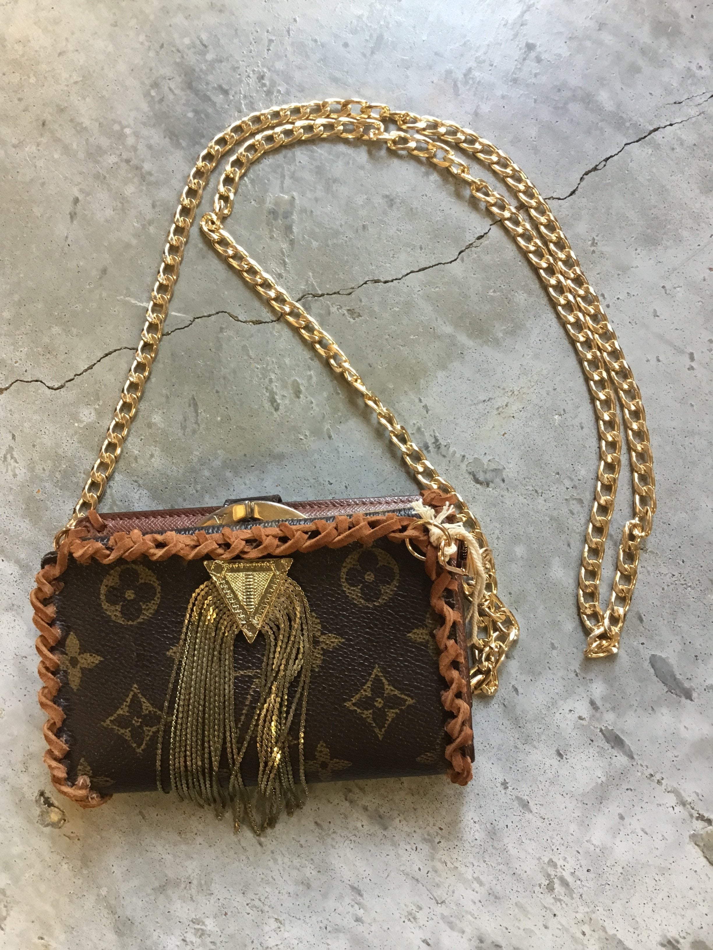 Libby Story Upcycled Designer Riley Clutch