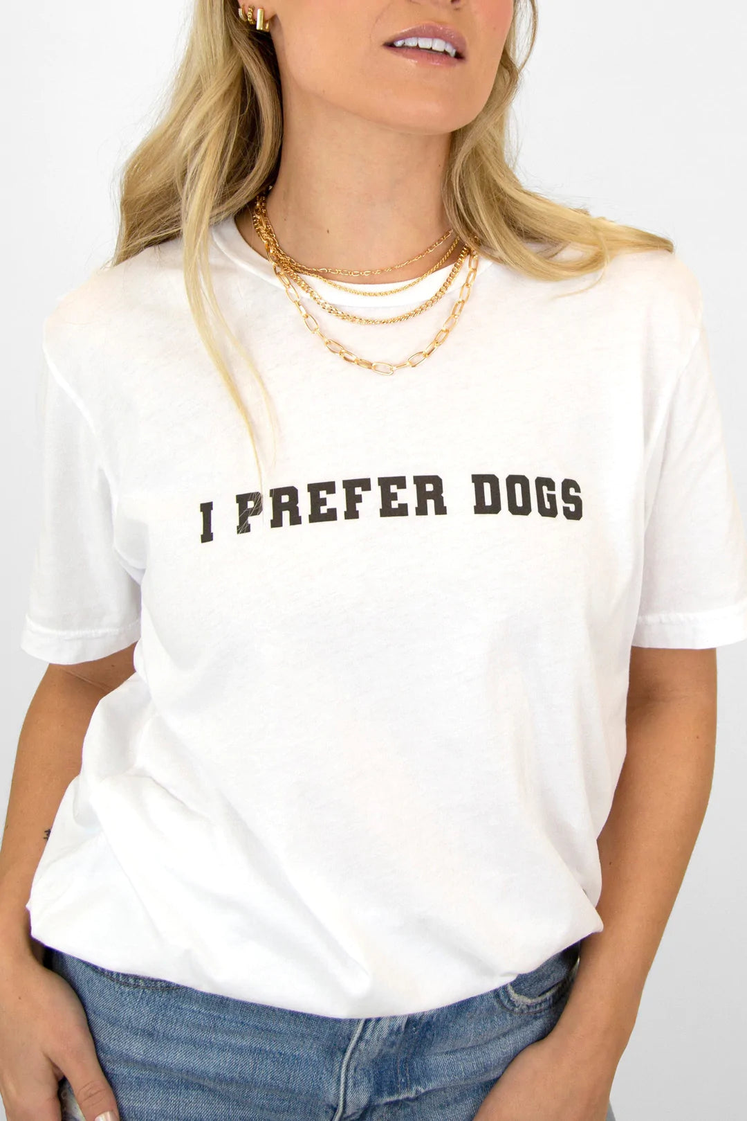 I Prefer Dogs Garment Dye Oversized Tee – Libby Story